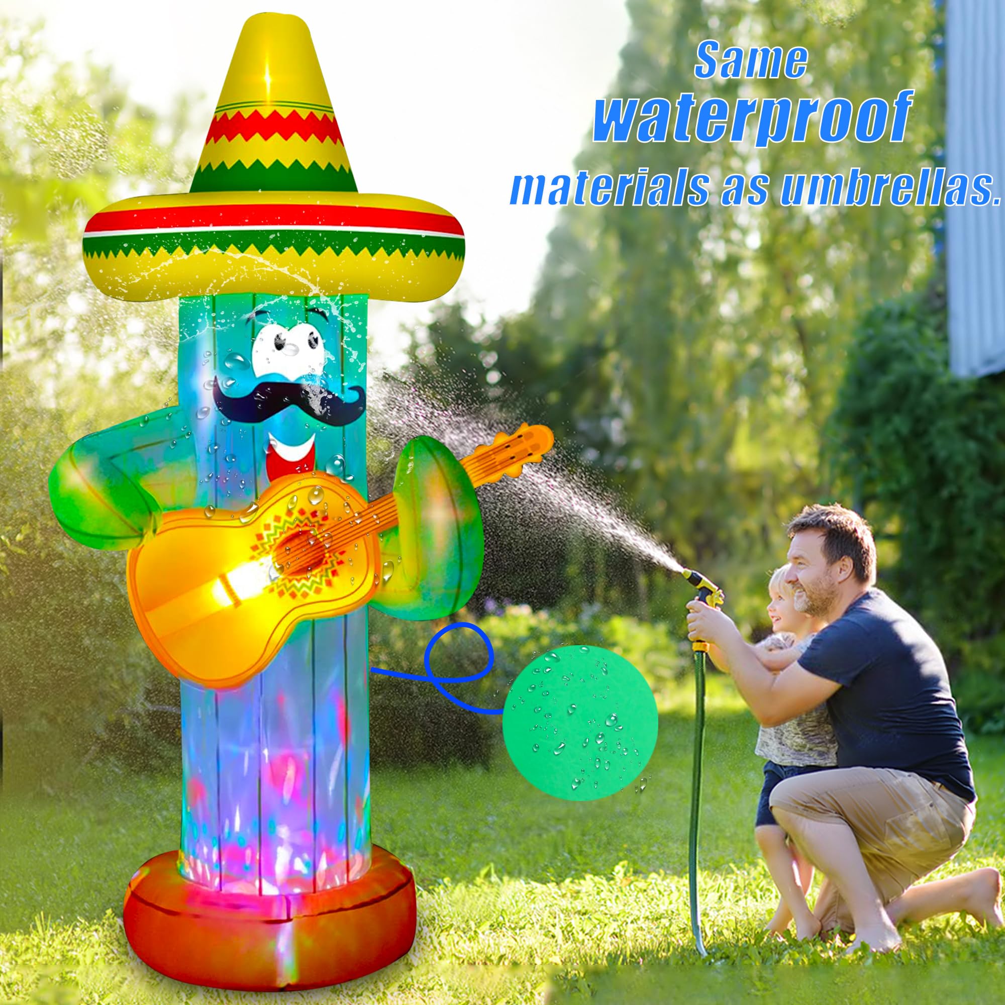 SEASONBLOW 7Ft Cinco De Mayo Day Mexican Party May 5 Inflatable Cactus ...