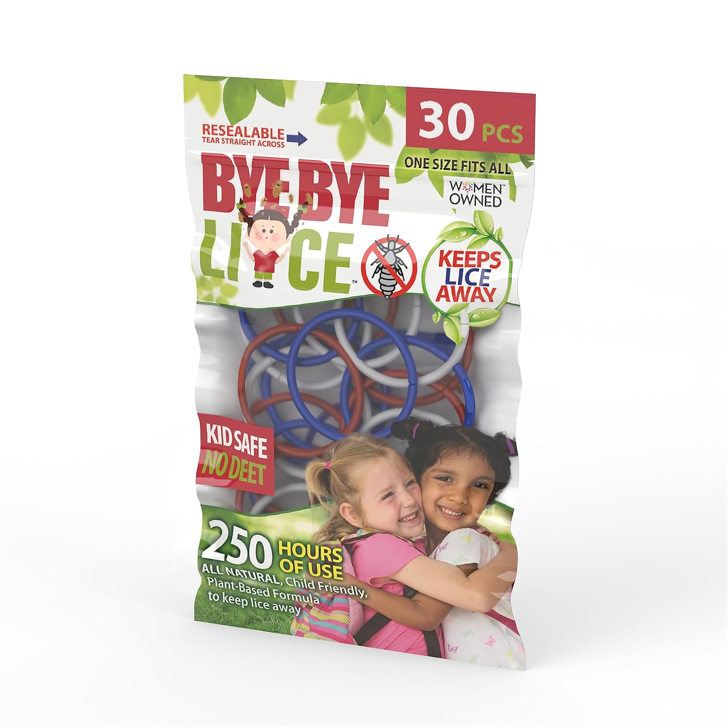Amazon.com : BYE BYE MOSQUITO Lice Hair Tie Band - 30 Pack for Adults ...