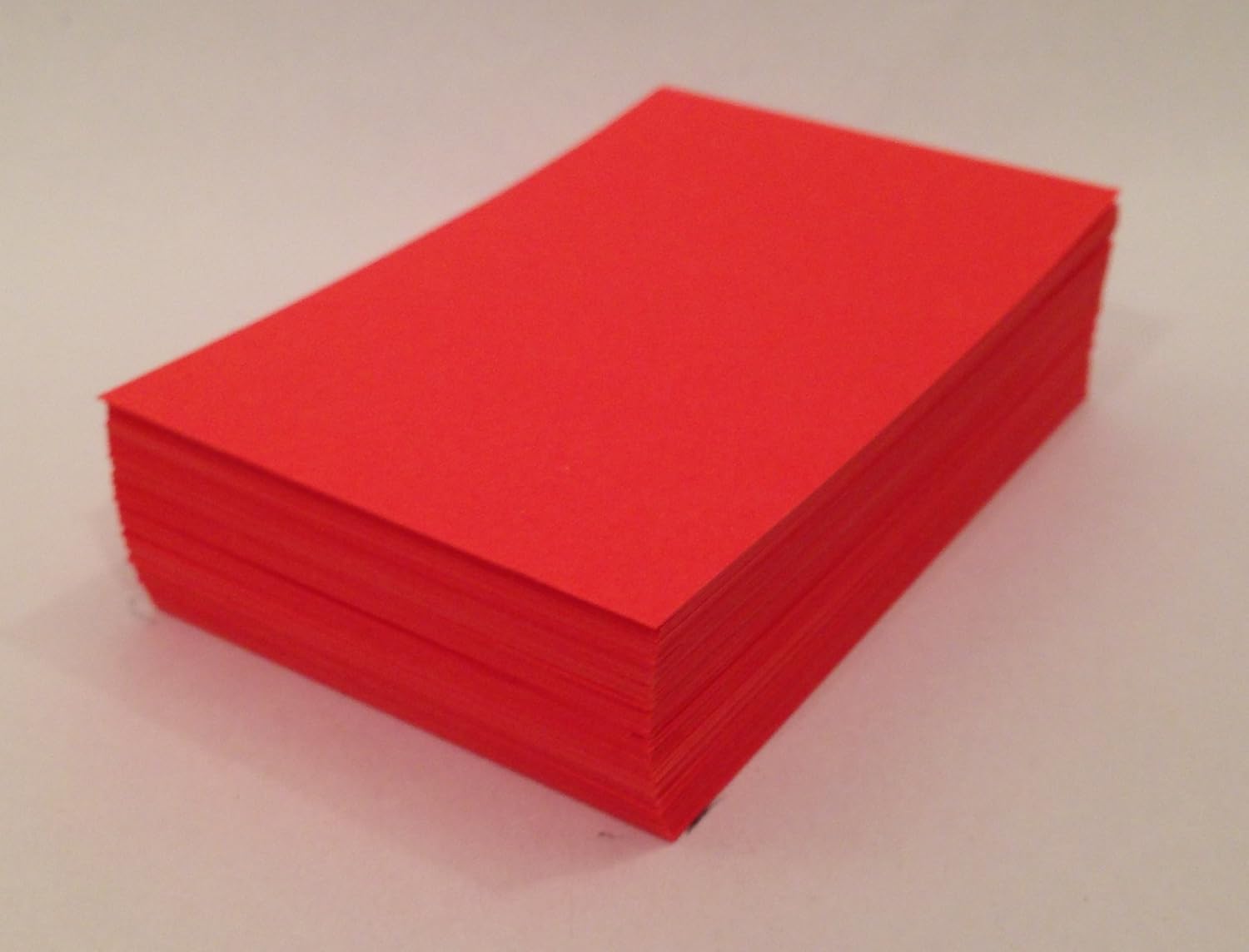 100 Blank Single Colour Flash Cards/Key Ring (Brilliant Red, Flash ...