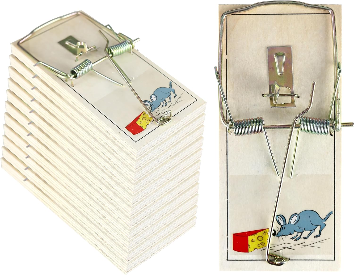 Amazon.com : Harrier Hardware 12-Pack Rat Trap Bulk Set - Reliable ...