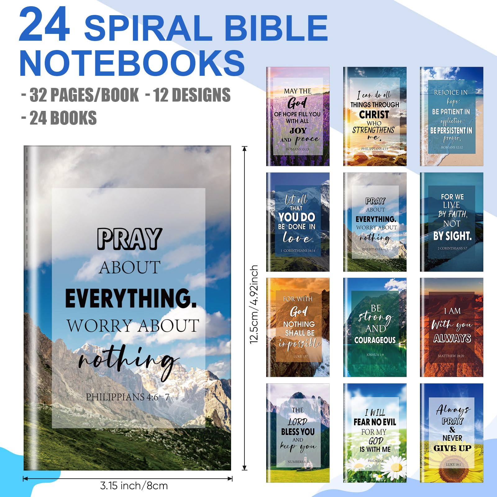 Snapklik.com : Yeaqee 146 Pcs Christian Gifts Set Bulk Include 24 Bible ...