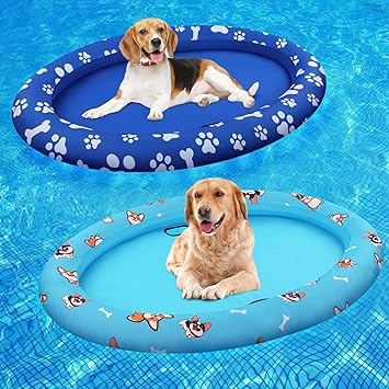 Amazon.com: 2 Pcs Inflatable Pool Float for Dogs and Puppies Inflatable ...
