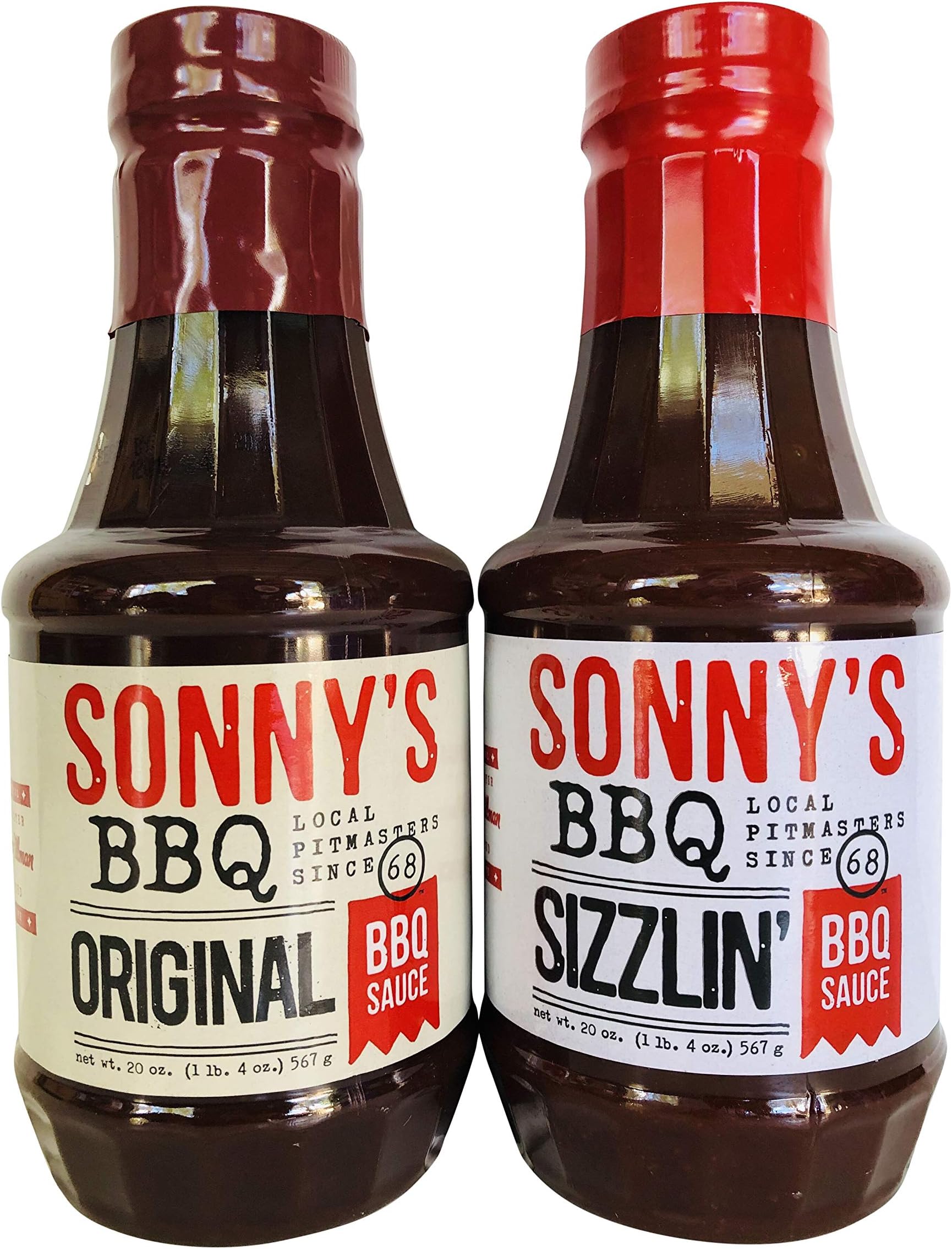 Amazon.com : Sonny's BBQ Sauce Bundle - Original and Sizzlin' - 20 ...
