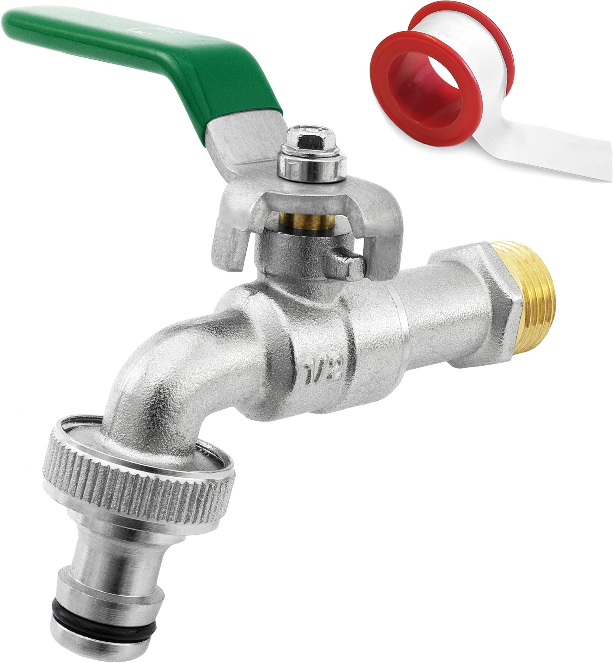 XCDMJ Universal Water Tap for The Garden Rust and Frost Resistant 1/2 ...