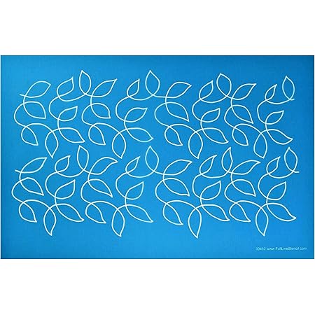 Amazon.com : Full Line Stencil - I Love It - Edge to Edge Stencil ...