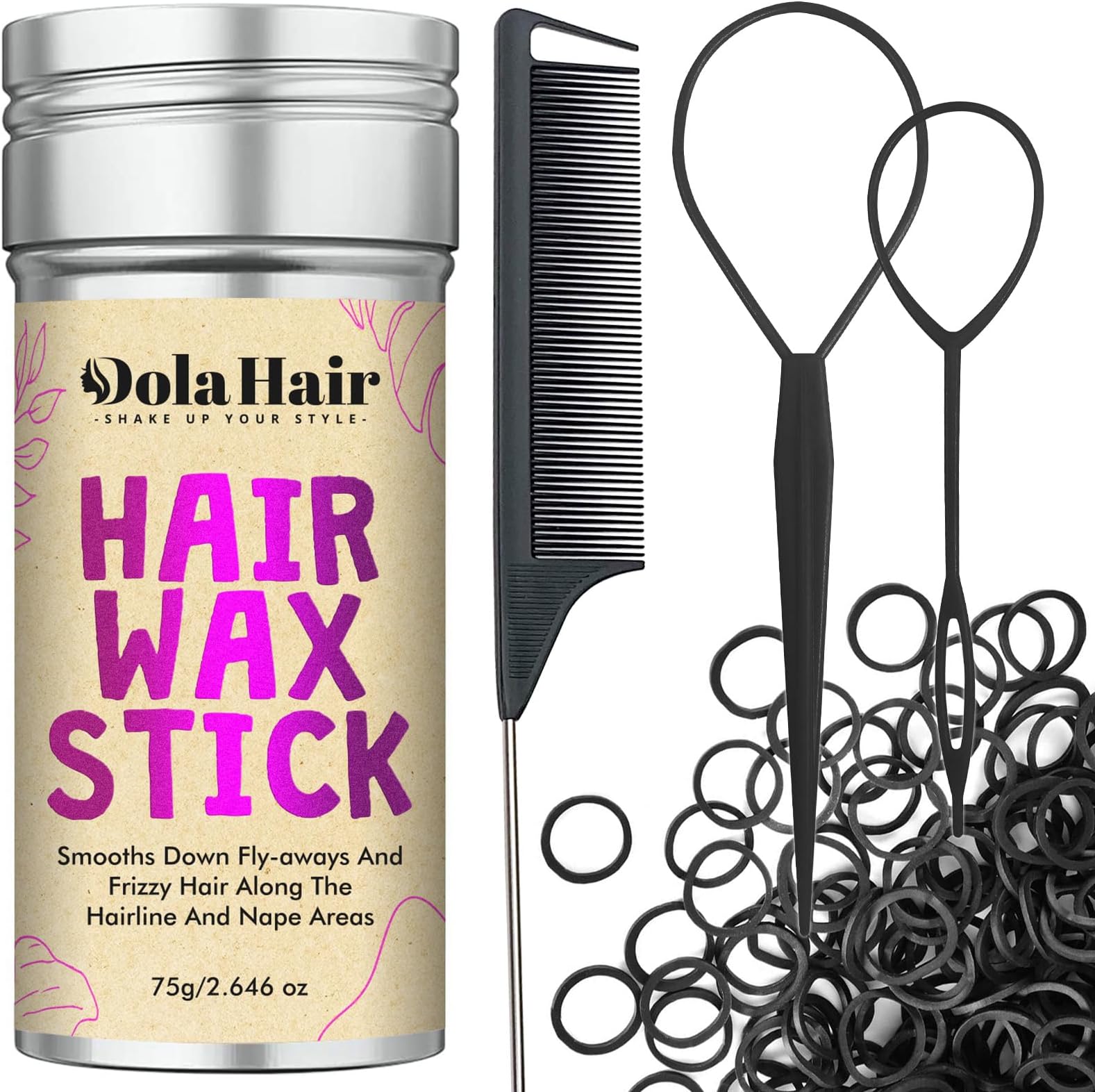 Amazon.com: Dolahair Hair Wax Stick - Flyaway Control for Kids, Women ...