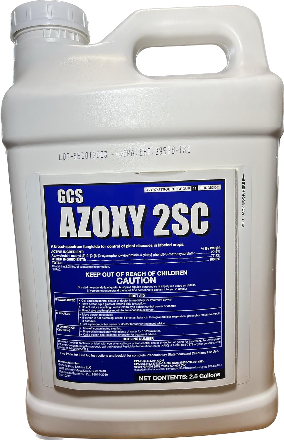 Amazon.com : Azoxy 2SC, Azoxystrobin Fungicide (2.6X More Azoxystrobin ...