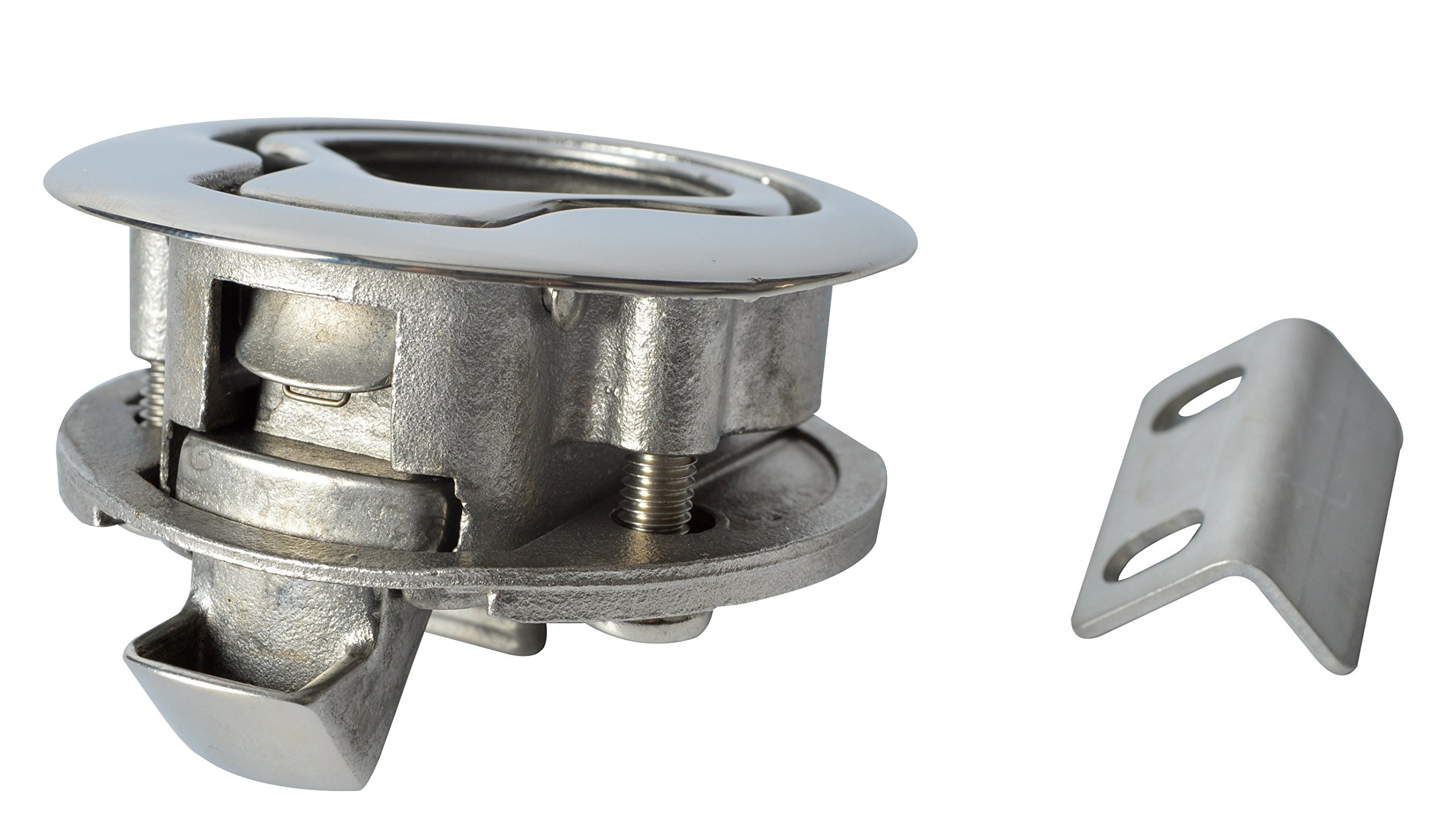 Snapklik.com : Amarine Made 2" Flush Pull Slam Latch Stainless Steel ...