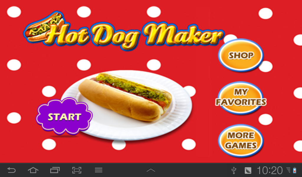 Aplicación Hot Dog Maker! en Amazon Appstore