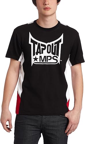 TapouT Men's Round 3 Inset Rashguard, Black, Large | Amazon.com