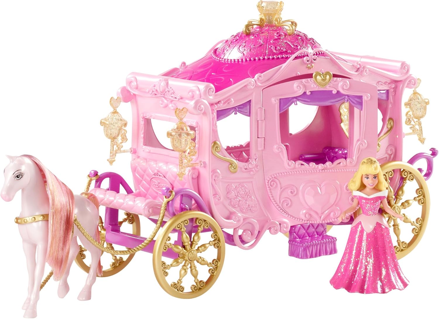 Amazon.com: Mattel Disney Princess Royal Carriage Playset : Toys & Games