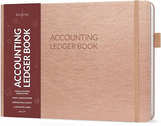 Amazon.com : Skyline Accounting Ledger Book – Columnar Log Journal for ...