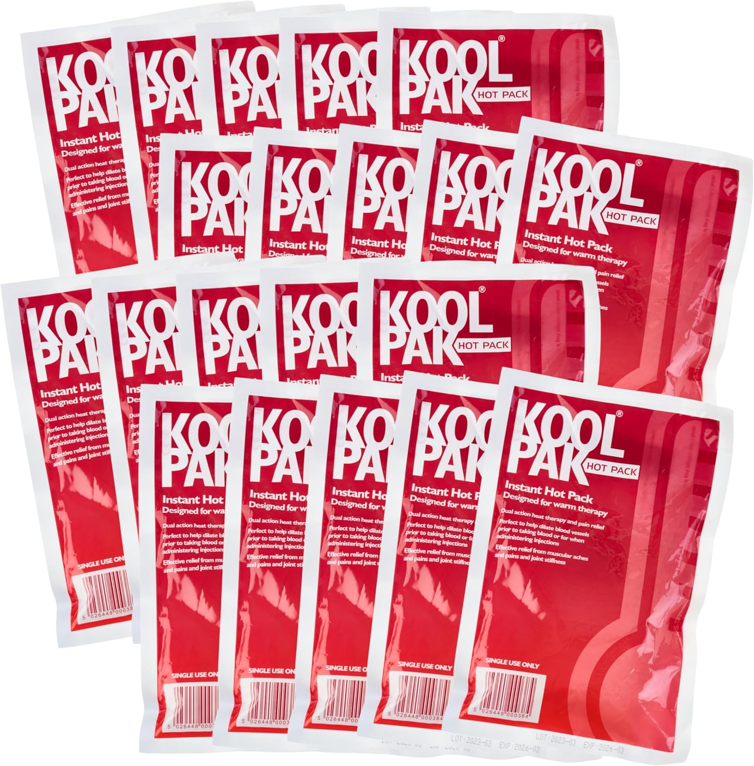 Koolpak Instant Heat/Hot Pack - Pack of 20 : Amazon.co.uk: Health ...