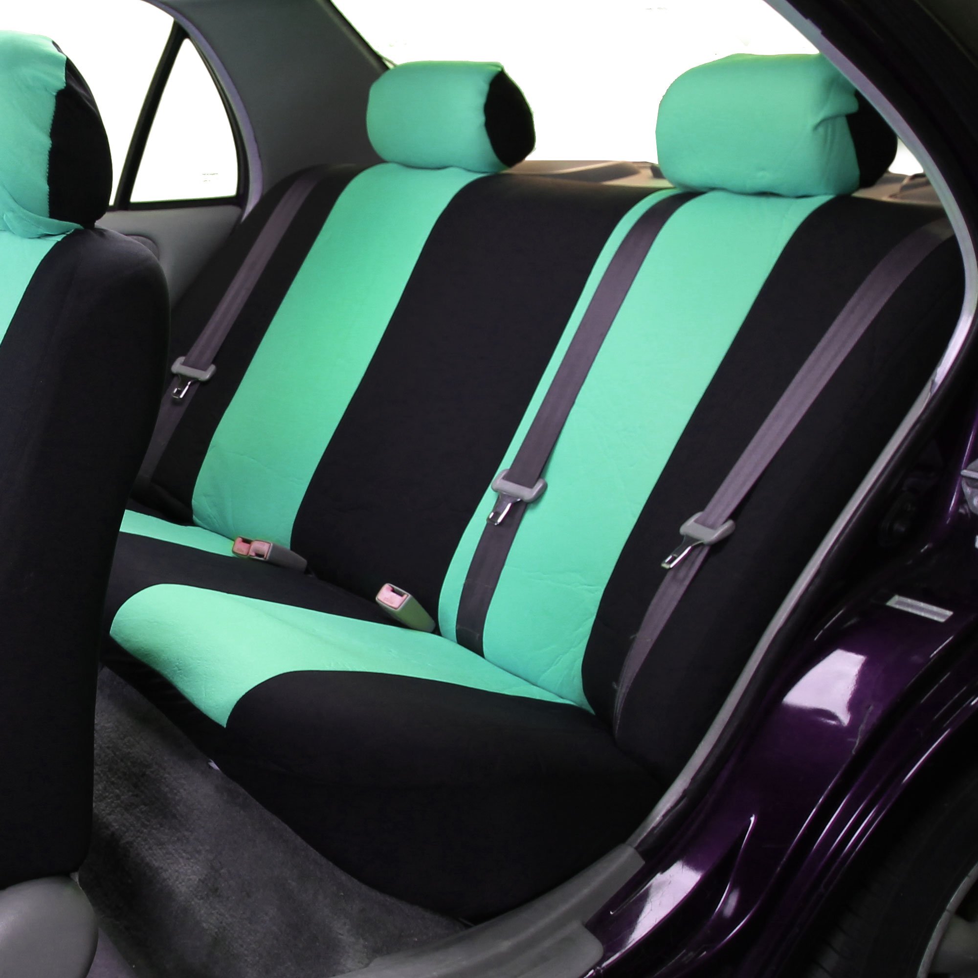 FH Group Flat Cloth Full Set Car Seat Covers Three Row 7 Passenger Set ...