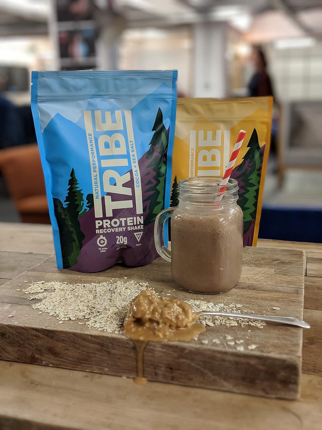 TRIBE Vegan Protein Powder – Raspberry + Goji Berry – Vegan, Gluten ...