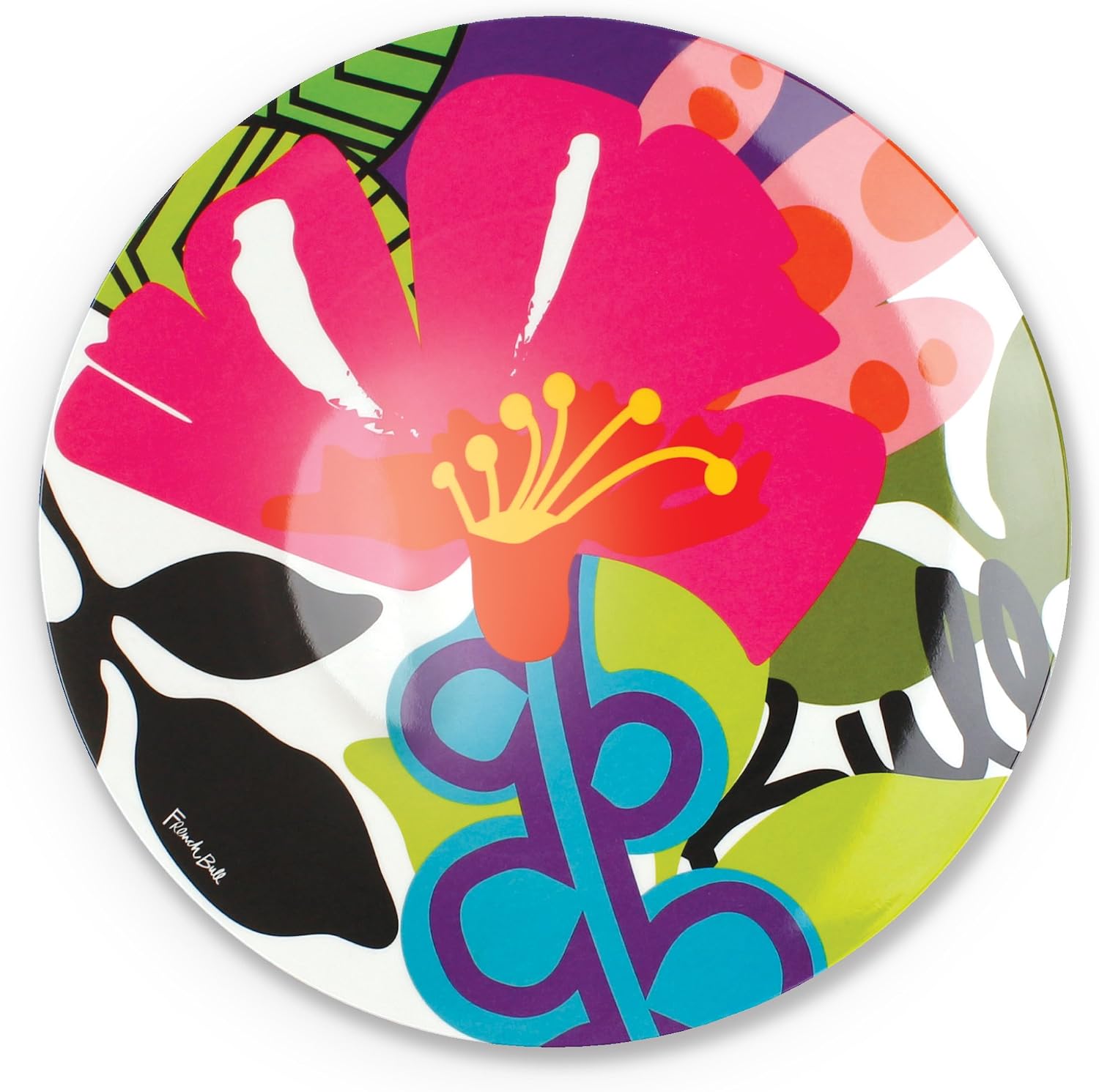Amazon.com | French Bull 11" Melamine Dinnerware Colorful Dinner Plate ...