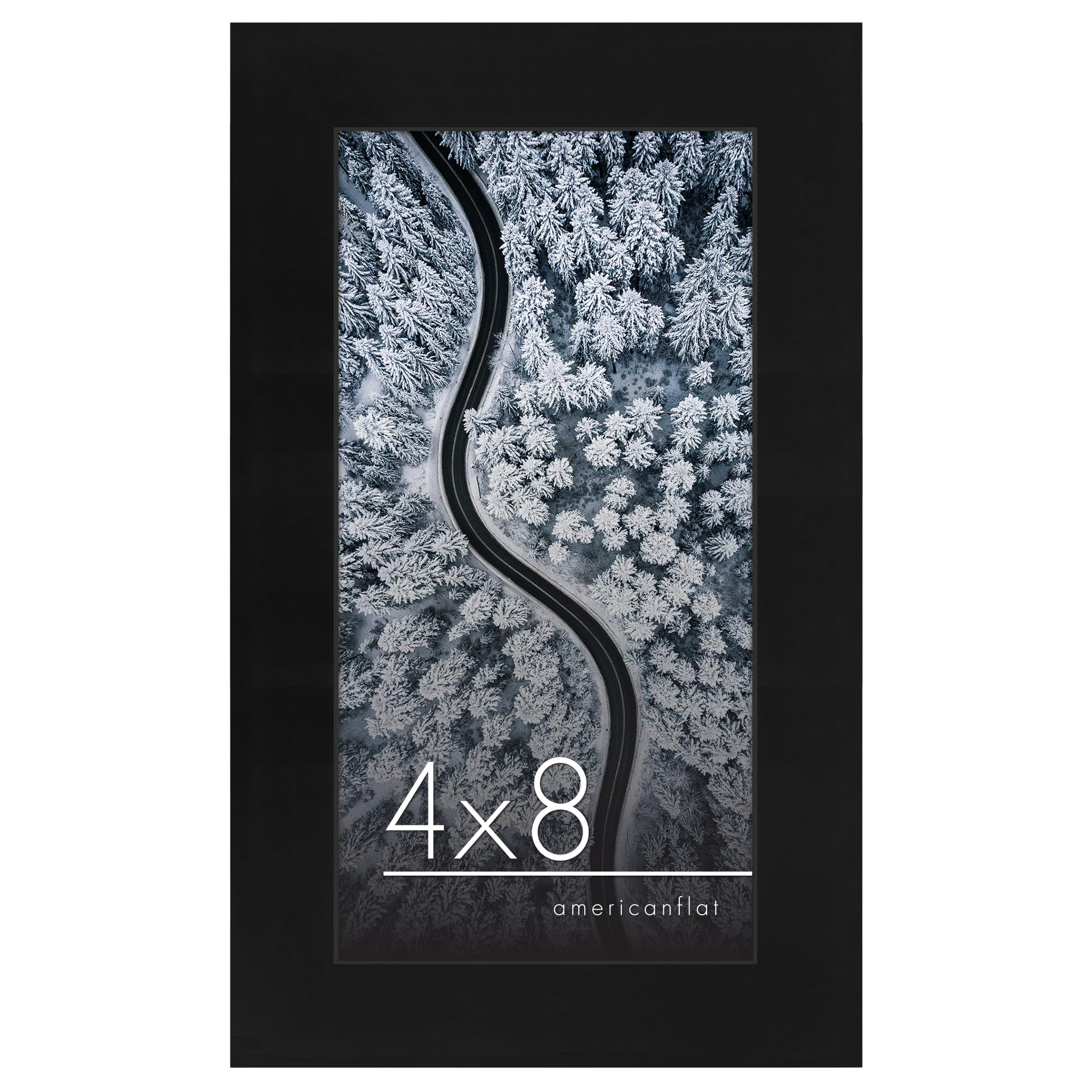 Amazon.com - Americanflat 4x8 Picture Frame with Shatter-Resistant ...