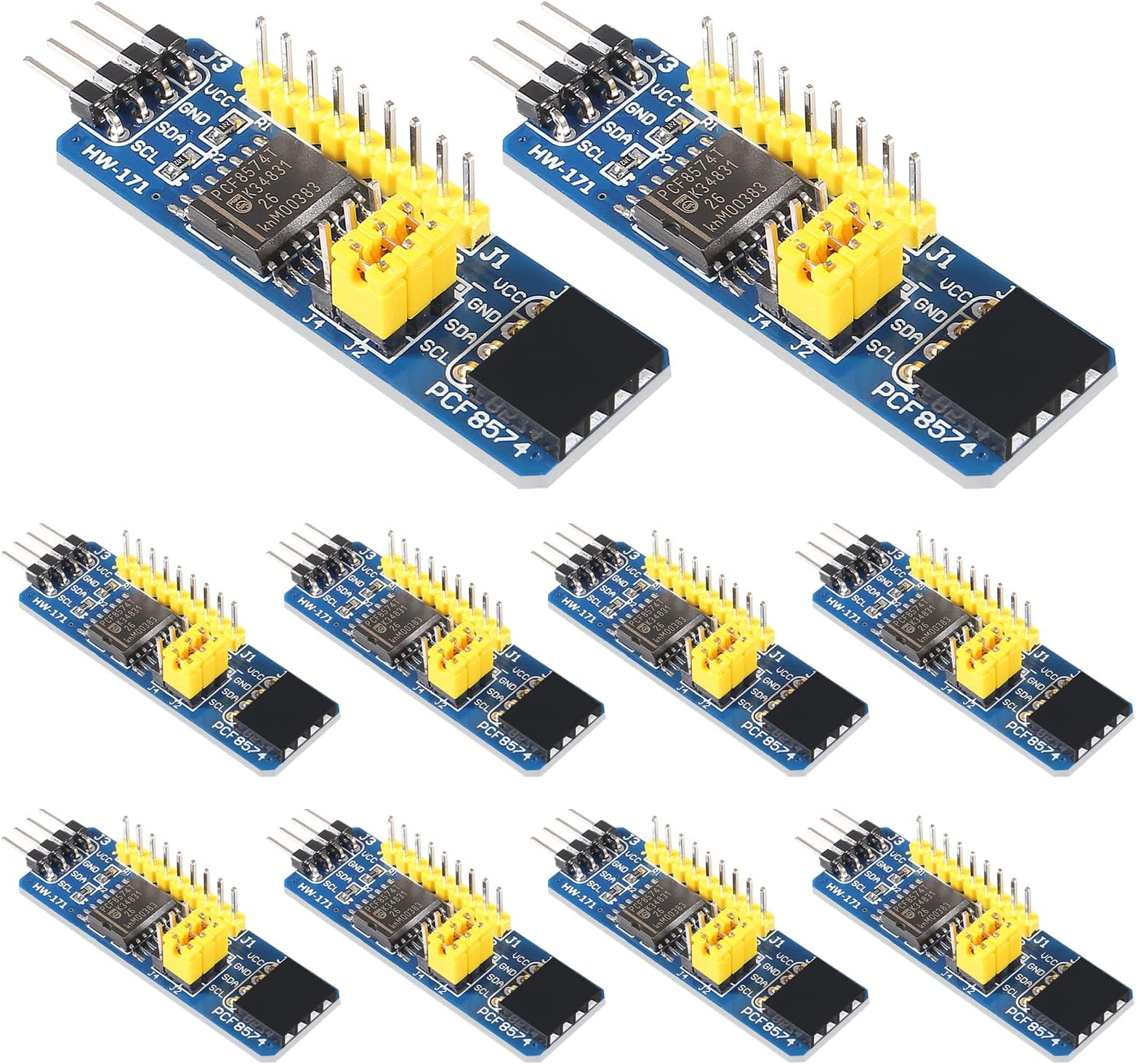 Amazon.com: AITRIP 10pcs PCF8574 IO Expansion Board I/O Expander I2C ...