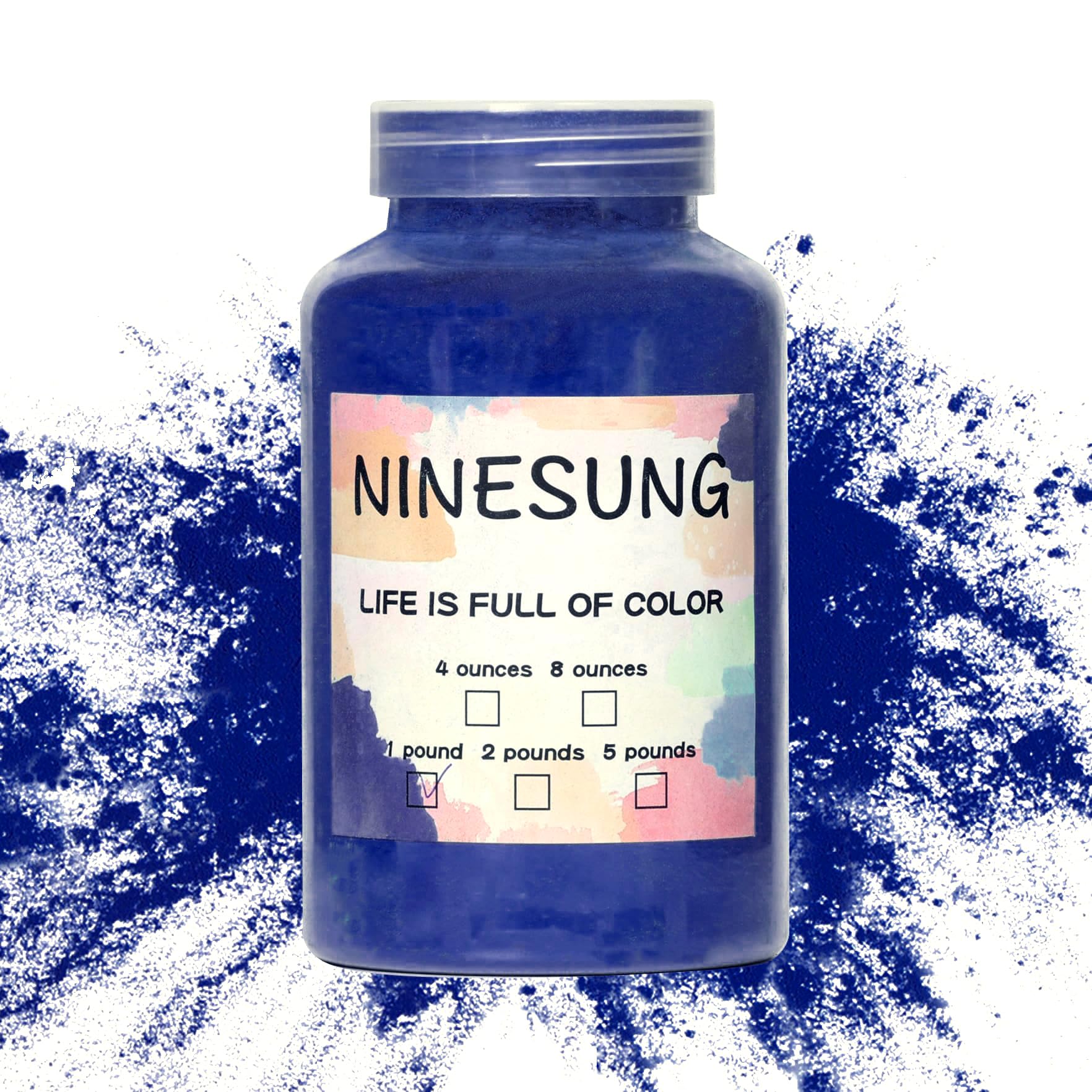 Snapklik.com : Ninesung Powder Paint Navy Blue, 16 Ounces Powder ...