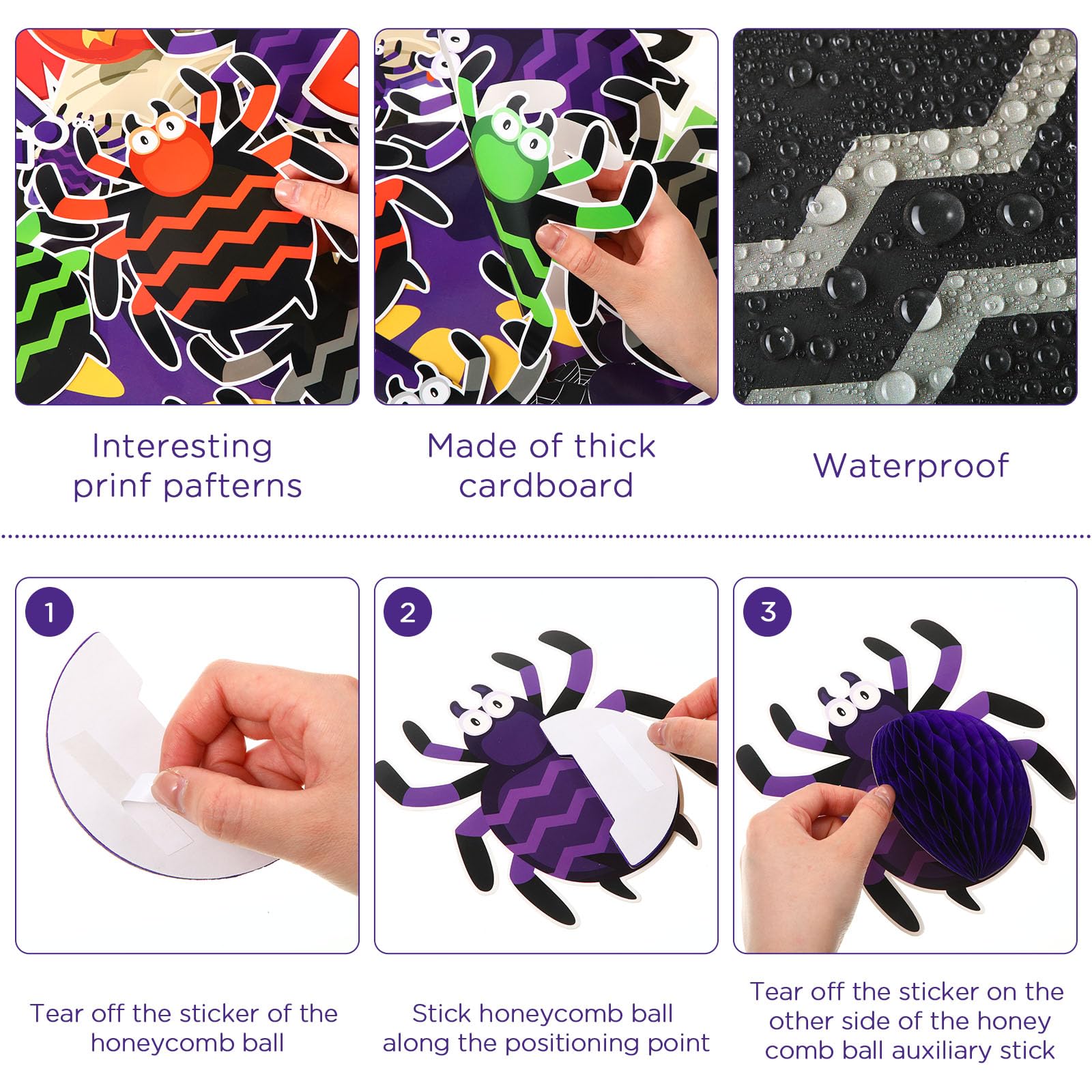 Snapklik.com : Pasimy 58 Pcs 3D Halloween Bulletin Board Set Halloween ...