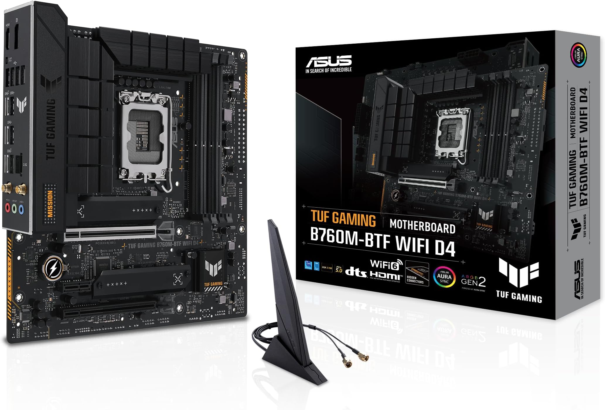 ASUS TUF Gaming B760M-PLUS II Intel B760 LGA1700 DDR5 7800 DP HDMI 3x ...