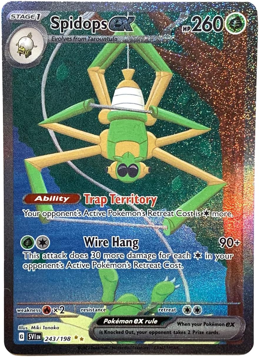 Pokemon - Spidops ex 243/198 - Scarlet & Violet - Special Illustrator ...