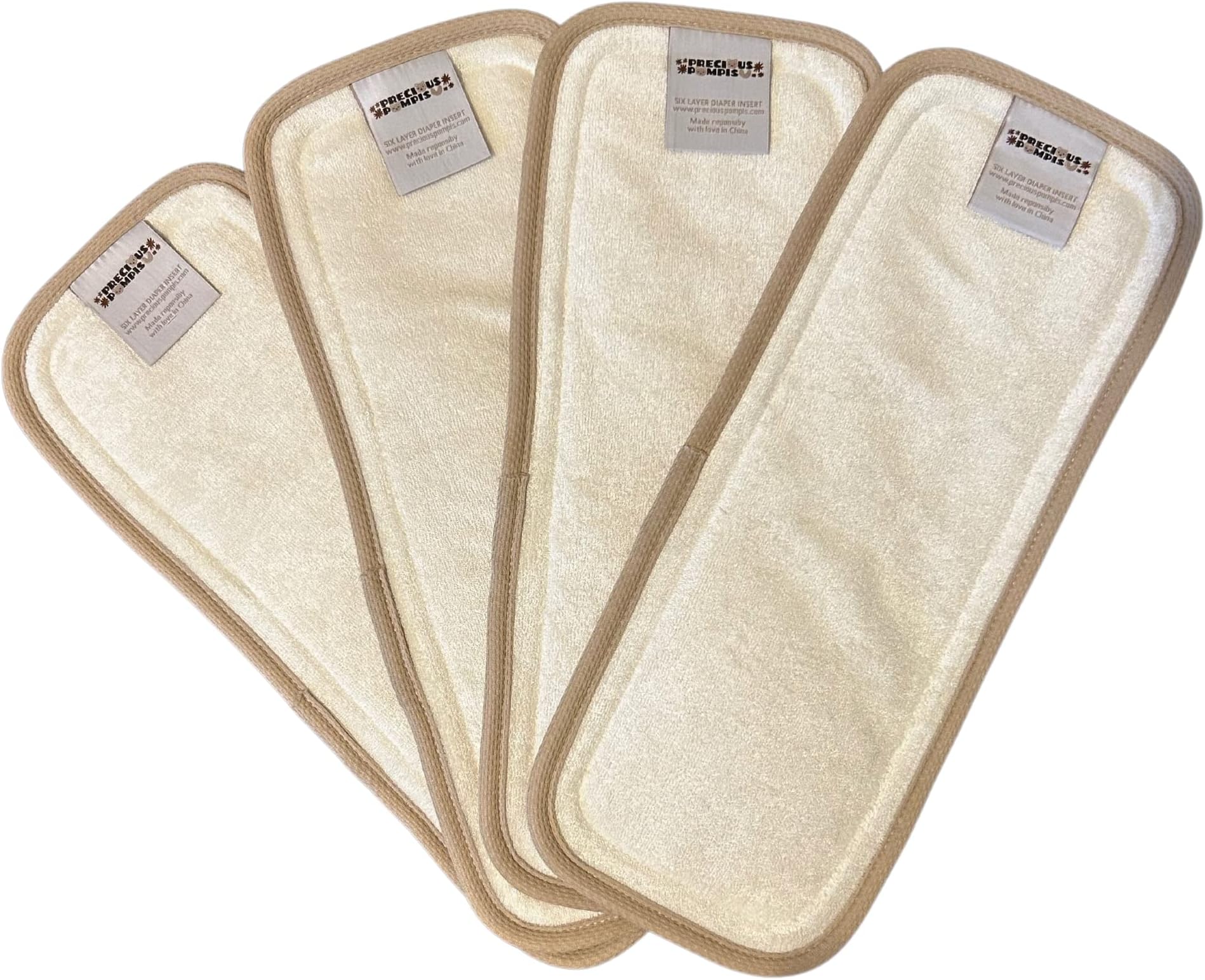 Amazon.com: See Diapers 6 Pack Hemp Cotton Cloth Diaper Inserts 4 ...