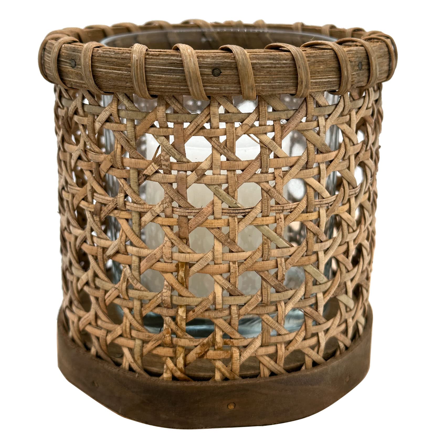 Amazon.com: Rattan Woven Tea Light Candle Holder, Decorative Hand Woven ...