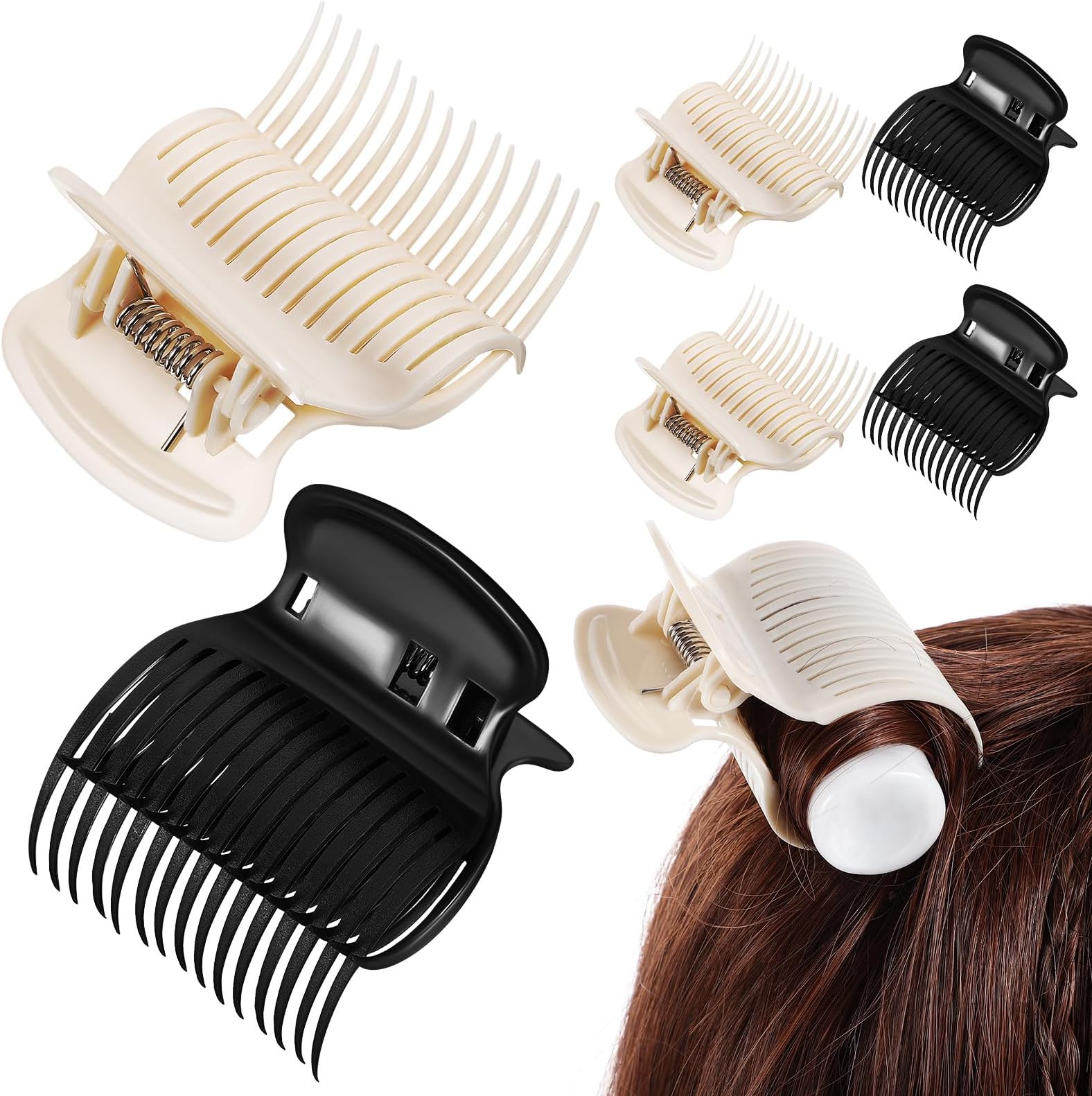 Amazon.com : Hot Roller Clips Hair Curler Claw Clips Replacement for ...