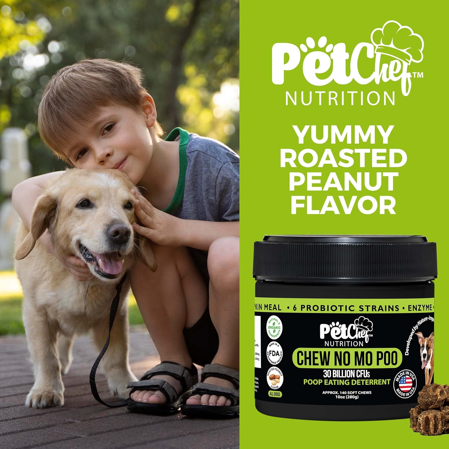 Buy Stop Dog Poop Feces Eating. Gut Health Remedy Blend of Prebiotics ...