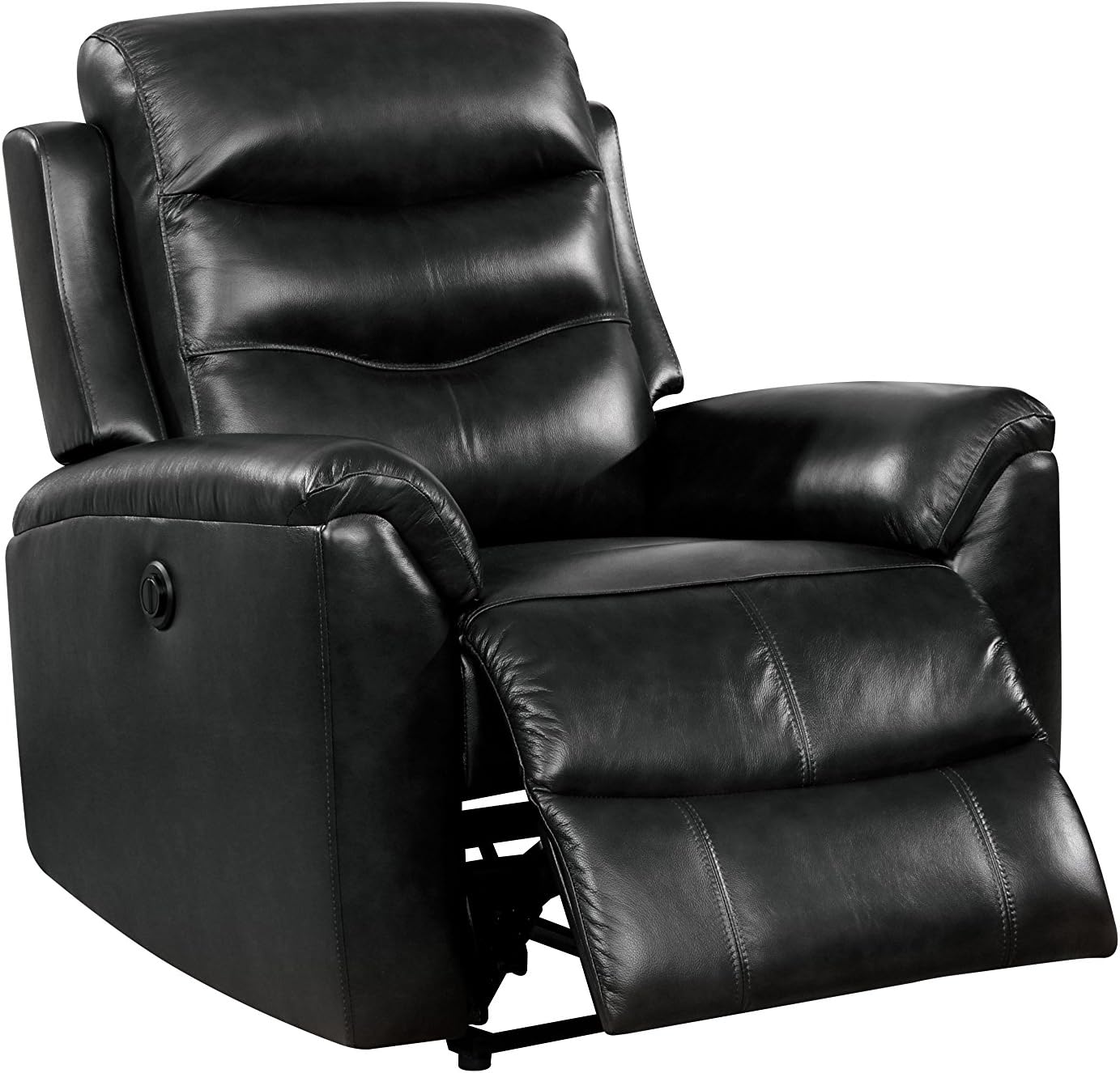 Amazon.com: ACME Furniture Ava Power Recliner, Black Leather : Home ...