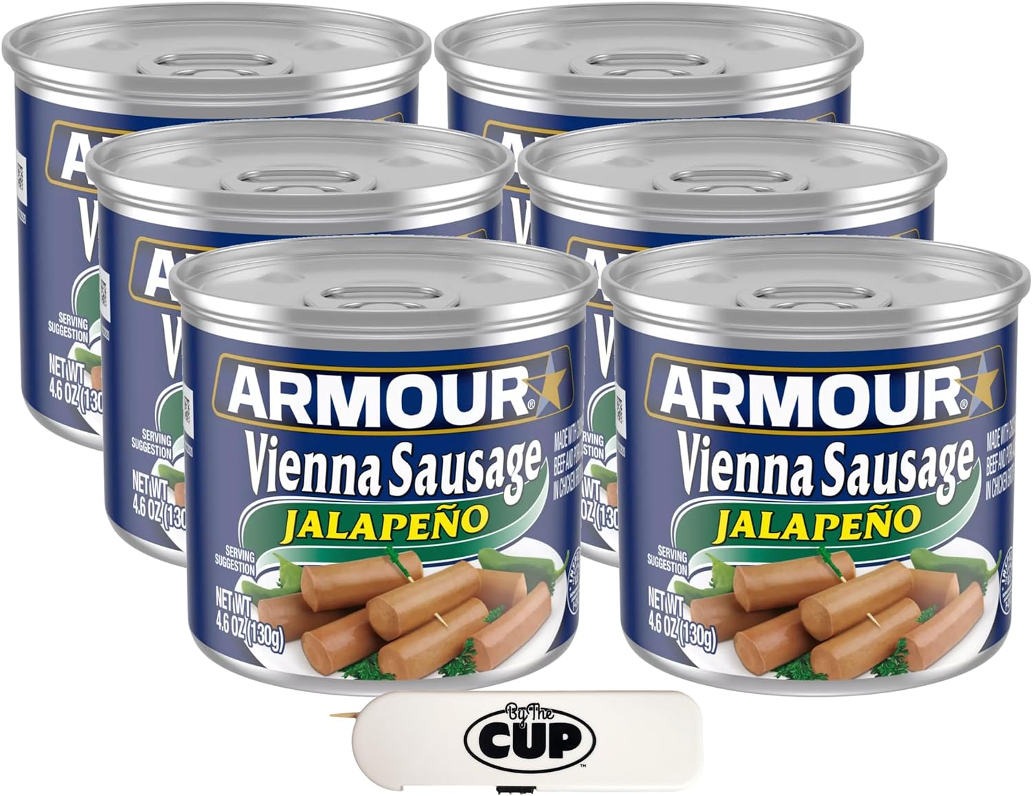 Amazon.com : Armour Jalapeno Vienna Sausage, 4.6 oz Can (Pack of 6 ...