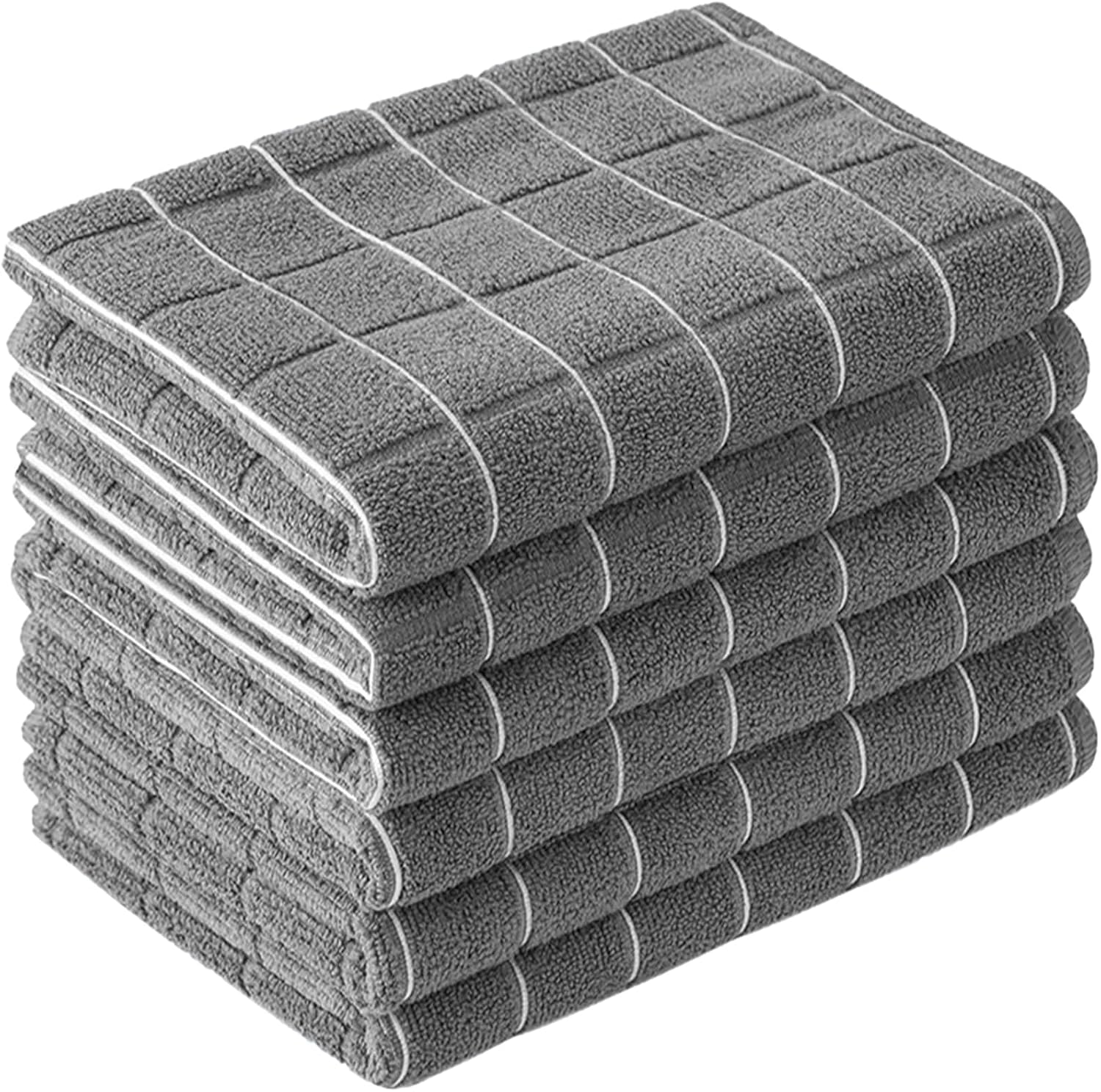 Vnoss Microfiber Kitchen Towels, Super Soft Absorbent and Lint Free ...