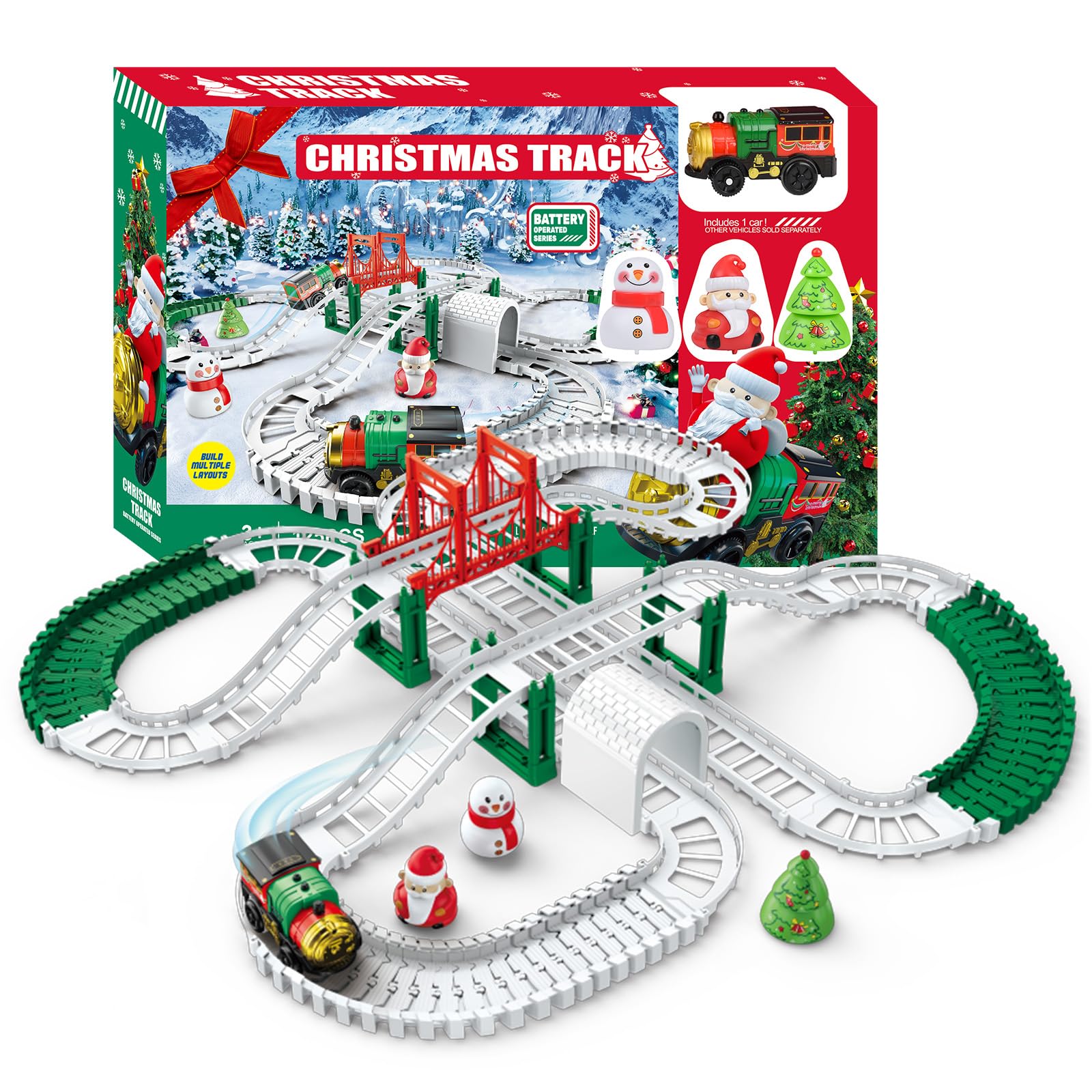 Christmas Town Geotrax Layout Amazon.com: Fisher Price GeoTrax Rail