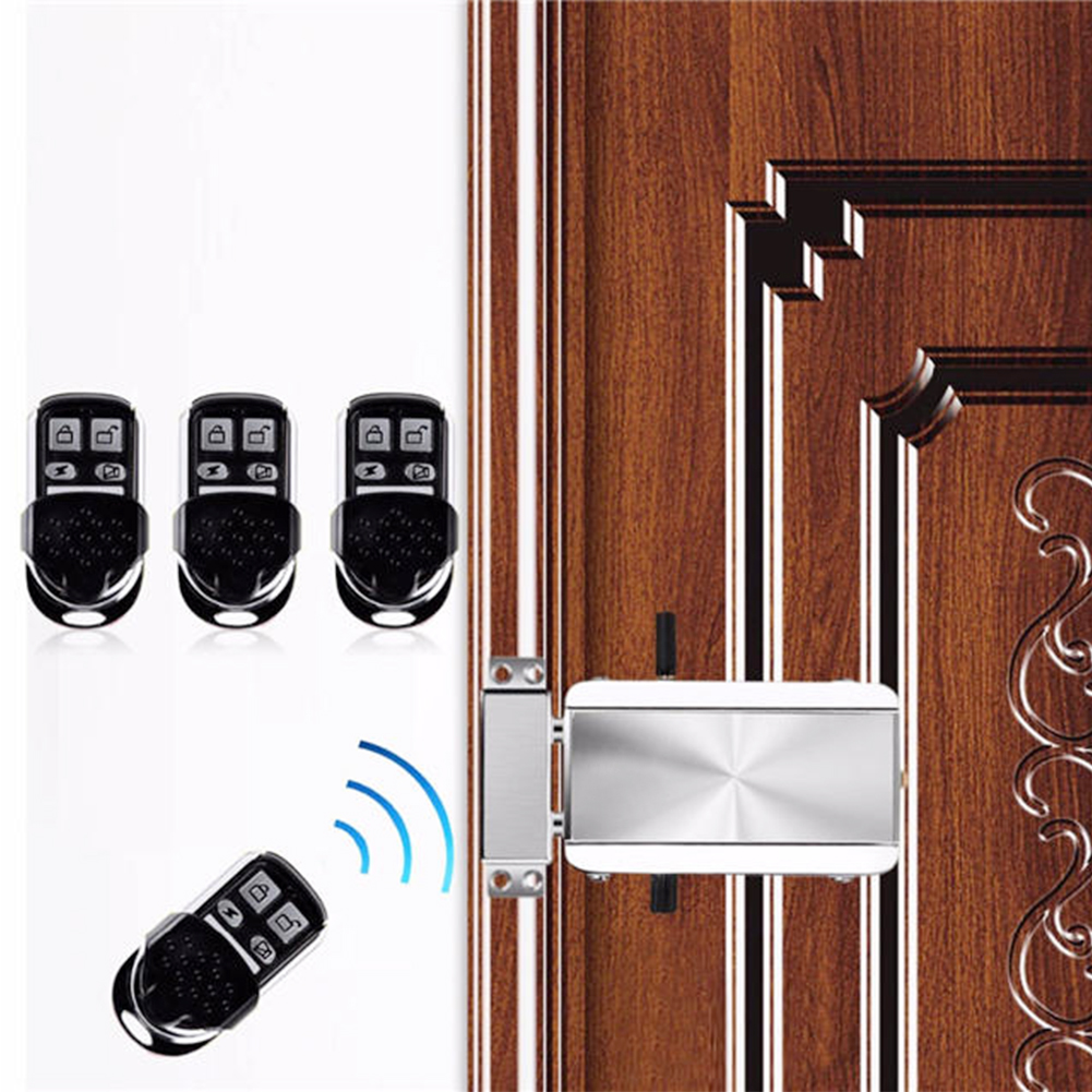 Remote Bedroom Door Lock Keyless Entry Keypad Fingerprint Smart Lock: