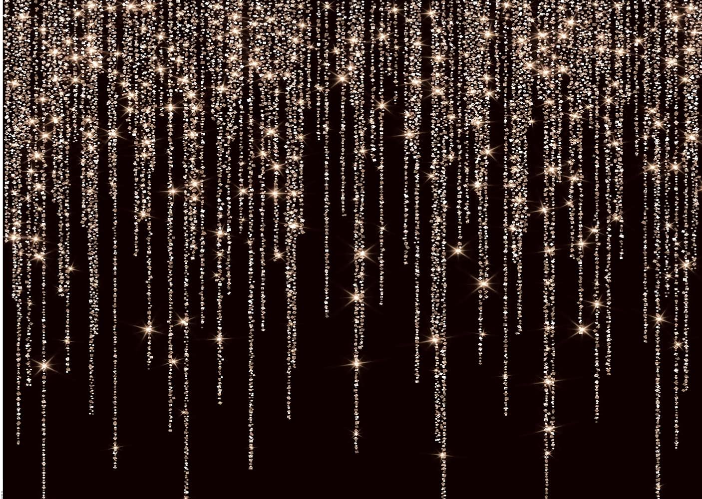 Amazon.com : CHAIYA 7x5ft Gold Glitter Paint Backdrop for Photography ...