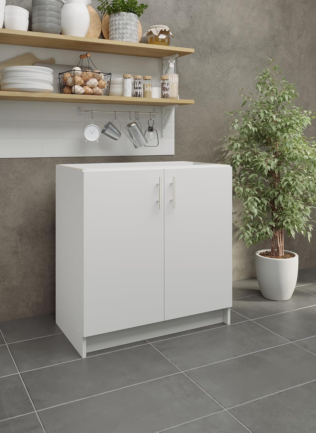 JD Greta Kitchen Base Cabinet – 800mm – Base Kitchen Unit White ...
