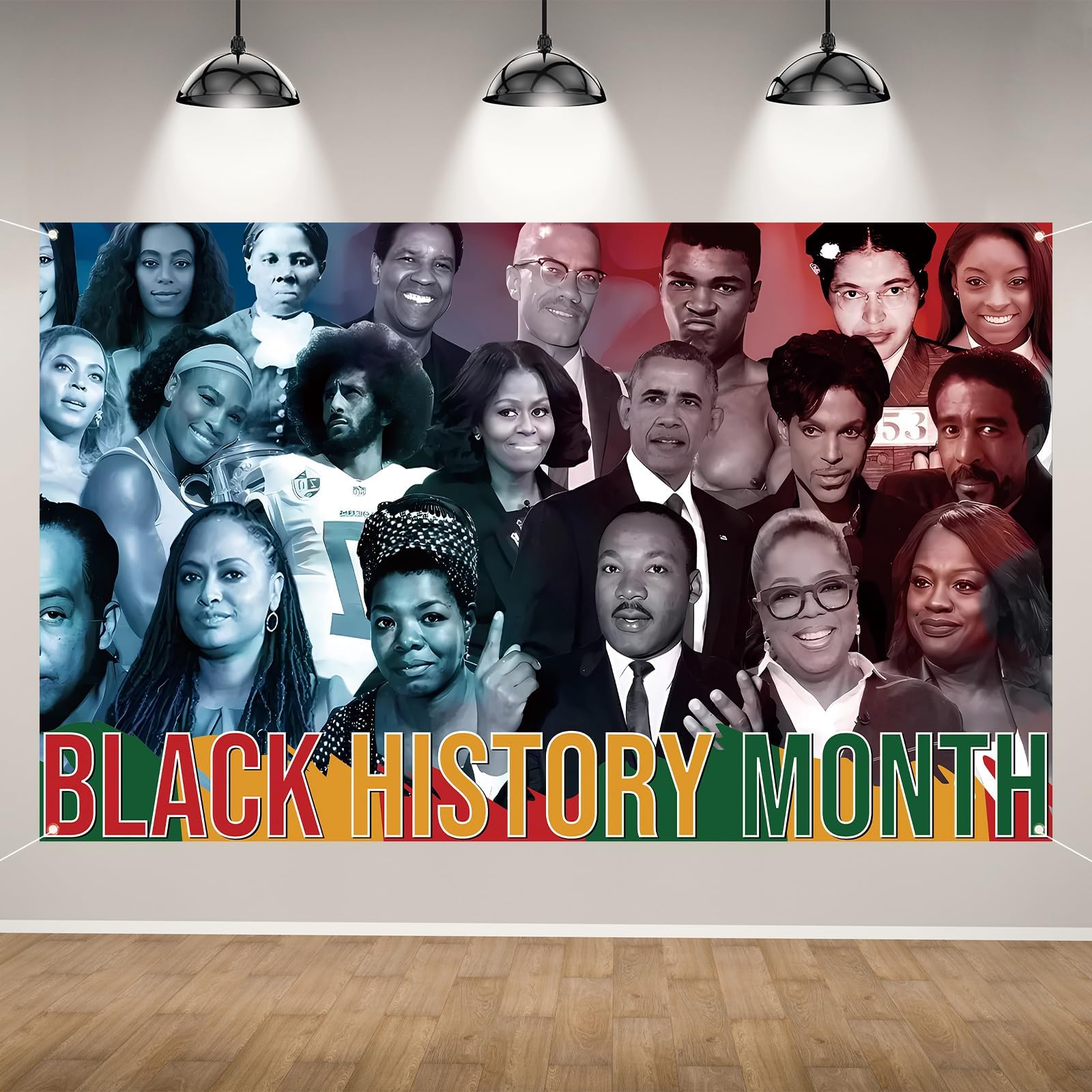Amazon.com : Black History Month Backdrop Black History Month Banner ...