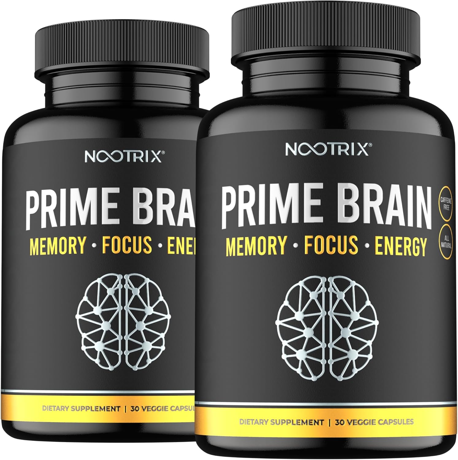 Amazon.com: Prime Brain Nootropic Brain Supplement for Men & Women ...