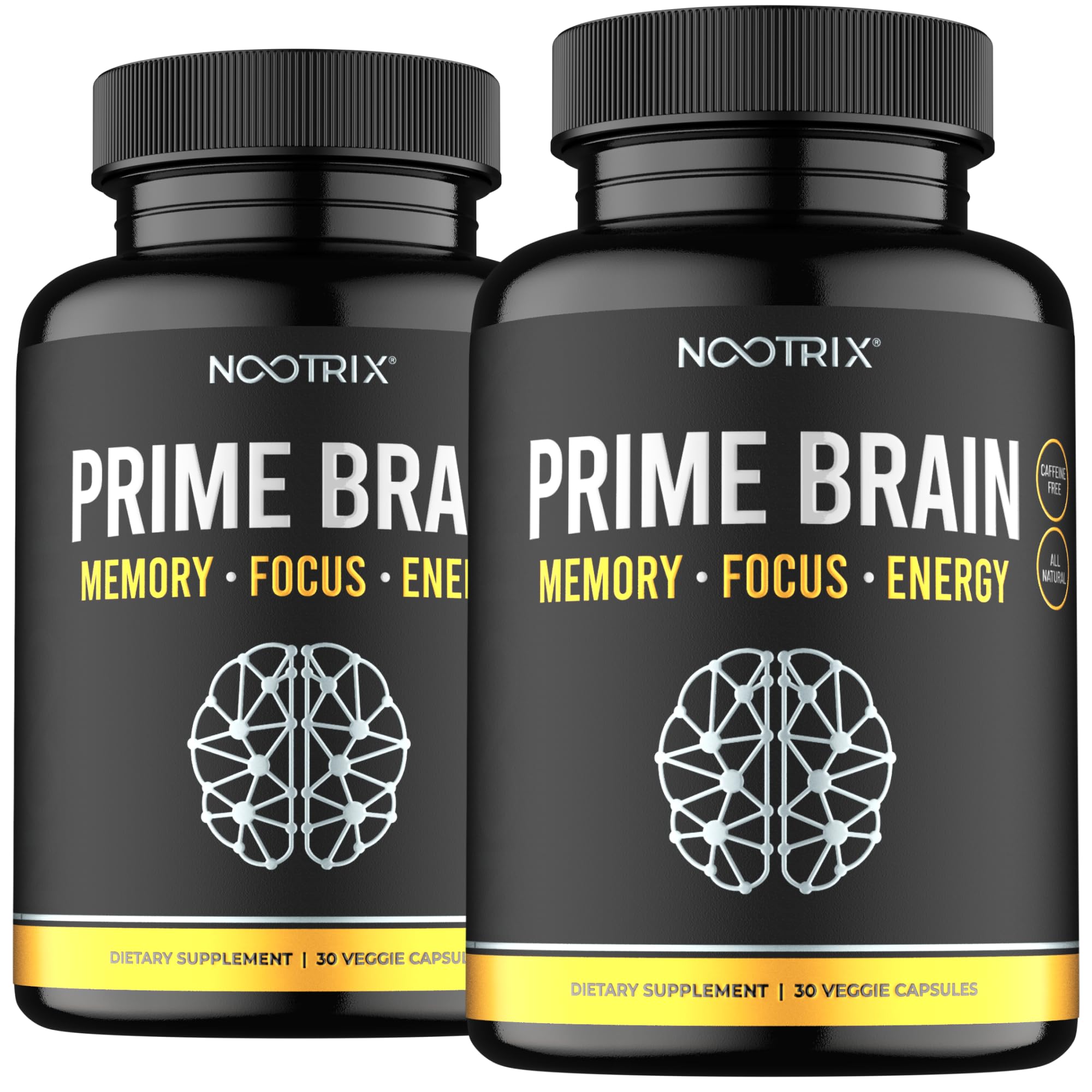 Amazon.com: Prime Brain Nootropic Brain Supplement for Men & Women ...
