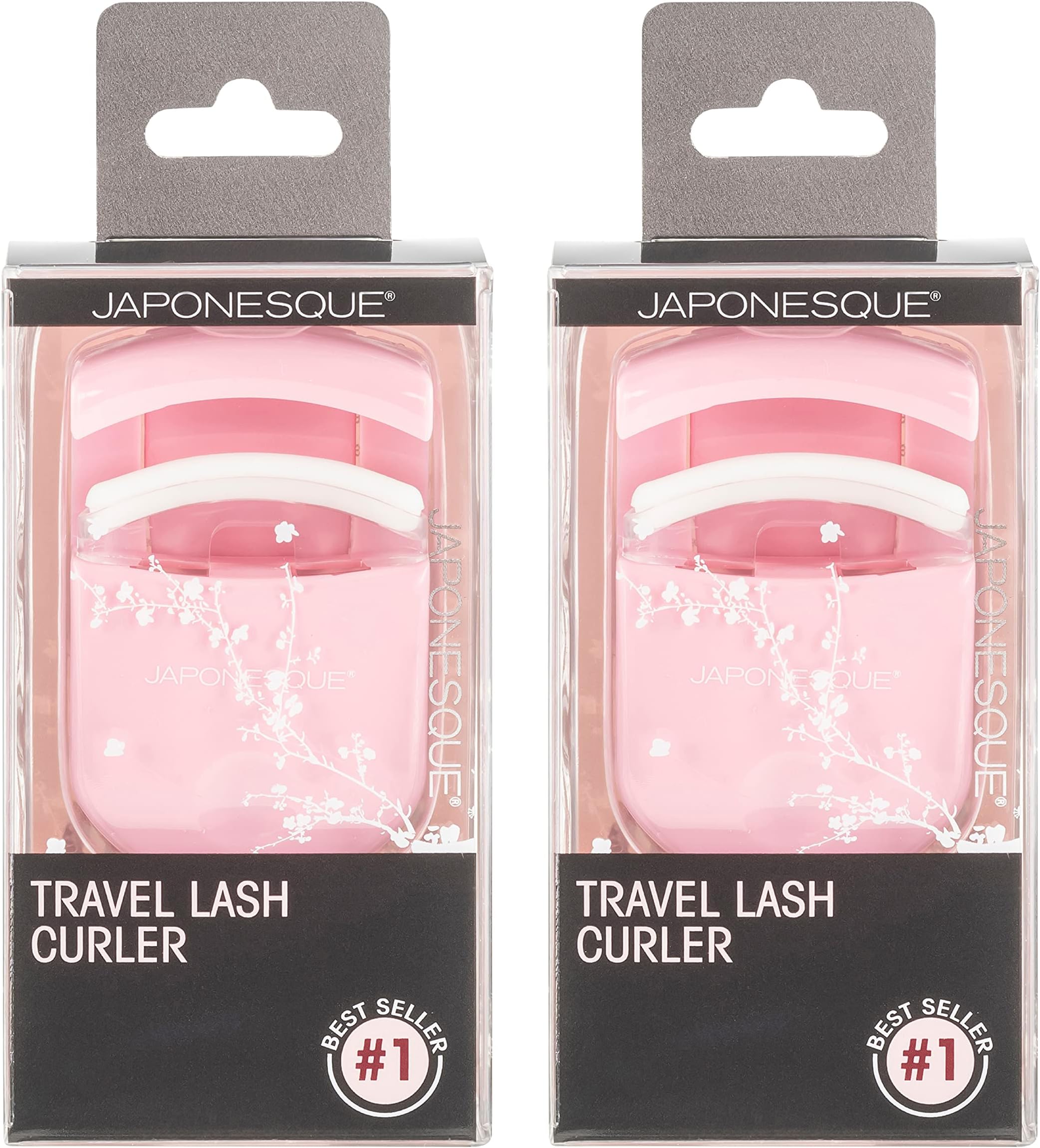 Amazon.com: JAPONESQUE Travel Eyelash Curler, Pink, Pack of 2 - Plastic ...