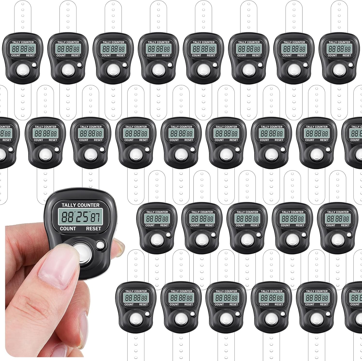Amazon.com : Equsion 30 Pack Finger Stopwatches Timer Sport Stopwatches ...