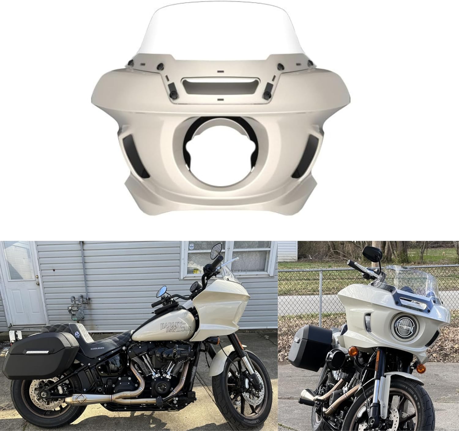 Amazon.com: Advanblack Color-Matched St Style Front Fairings For Harley ...