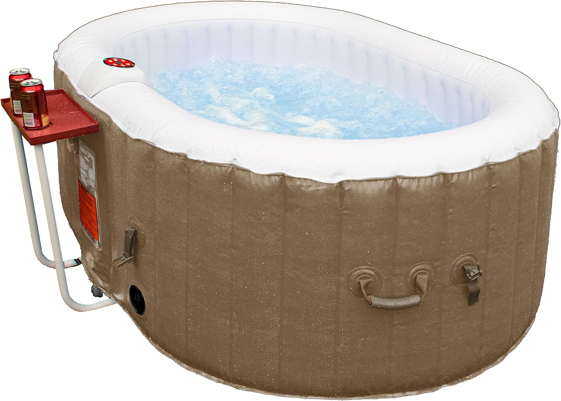 Amazon.com : RELXTIME 2 to 4 Person Round Portable Hottub, Blow up Hot ...