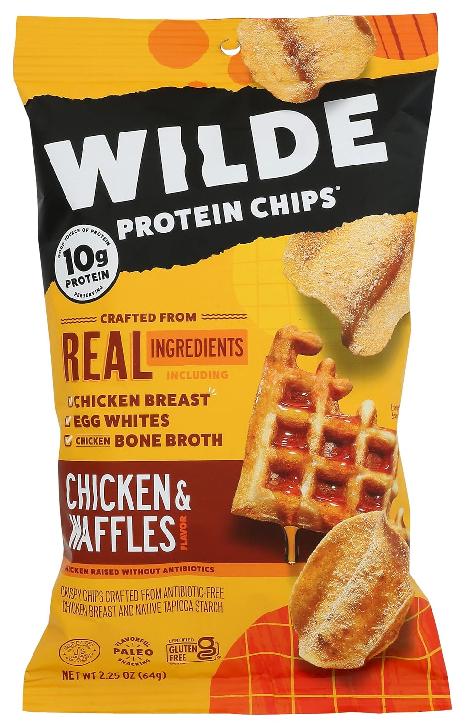Amazon.com: Wilde Protein Chips, Chicken & Waffles, 10g Protein per ...