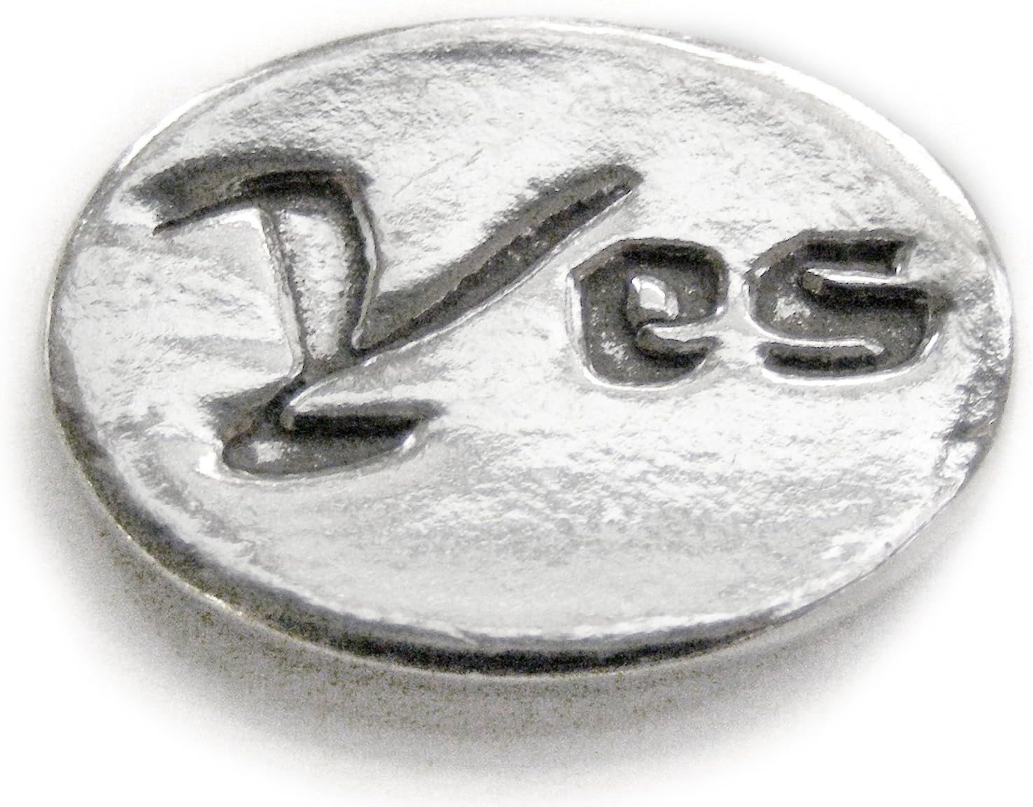 Amazon.com: Basic Spirit Yes/No Pocket Token (Coin) Handcrafted Pewter ...