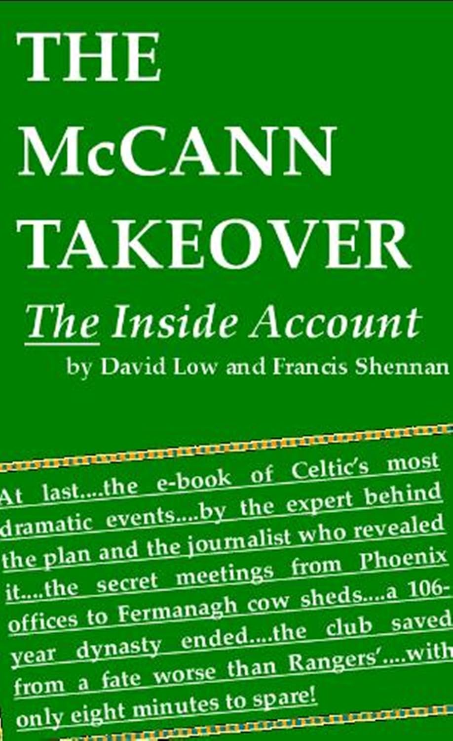 Amazon.com: The McCann Takeover - the Inside Account eBook : Low, David ...