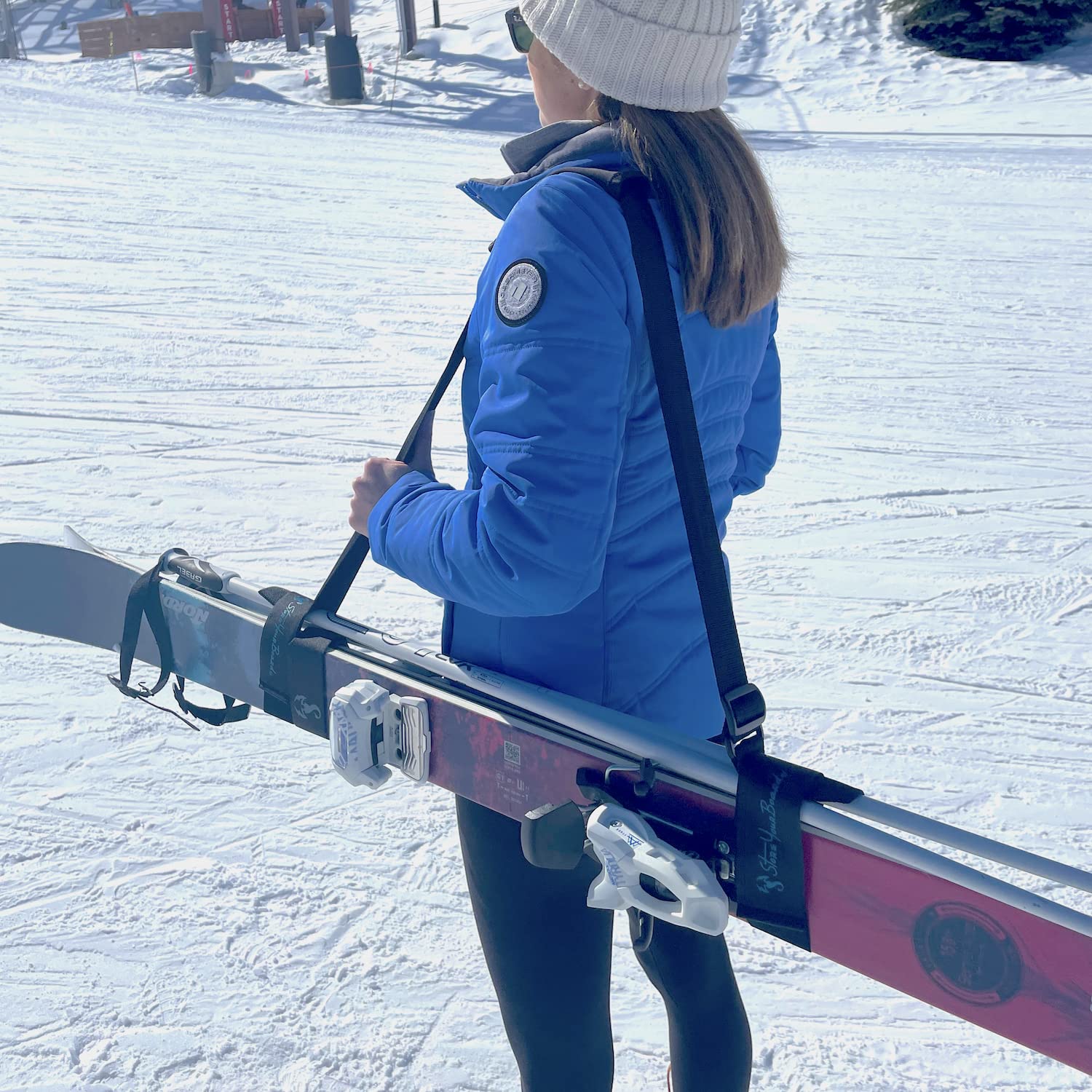 Snapklik.com : StoreYourBoard Ski Carrier Straps, Adjustable Shoulder ...