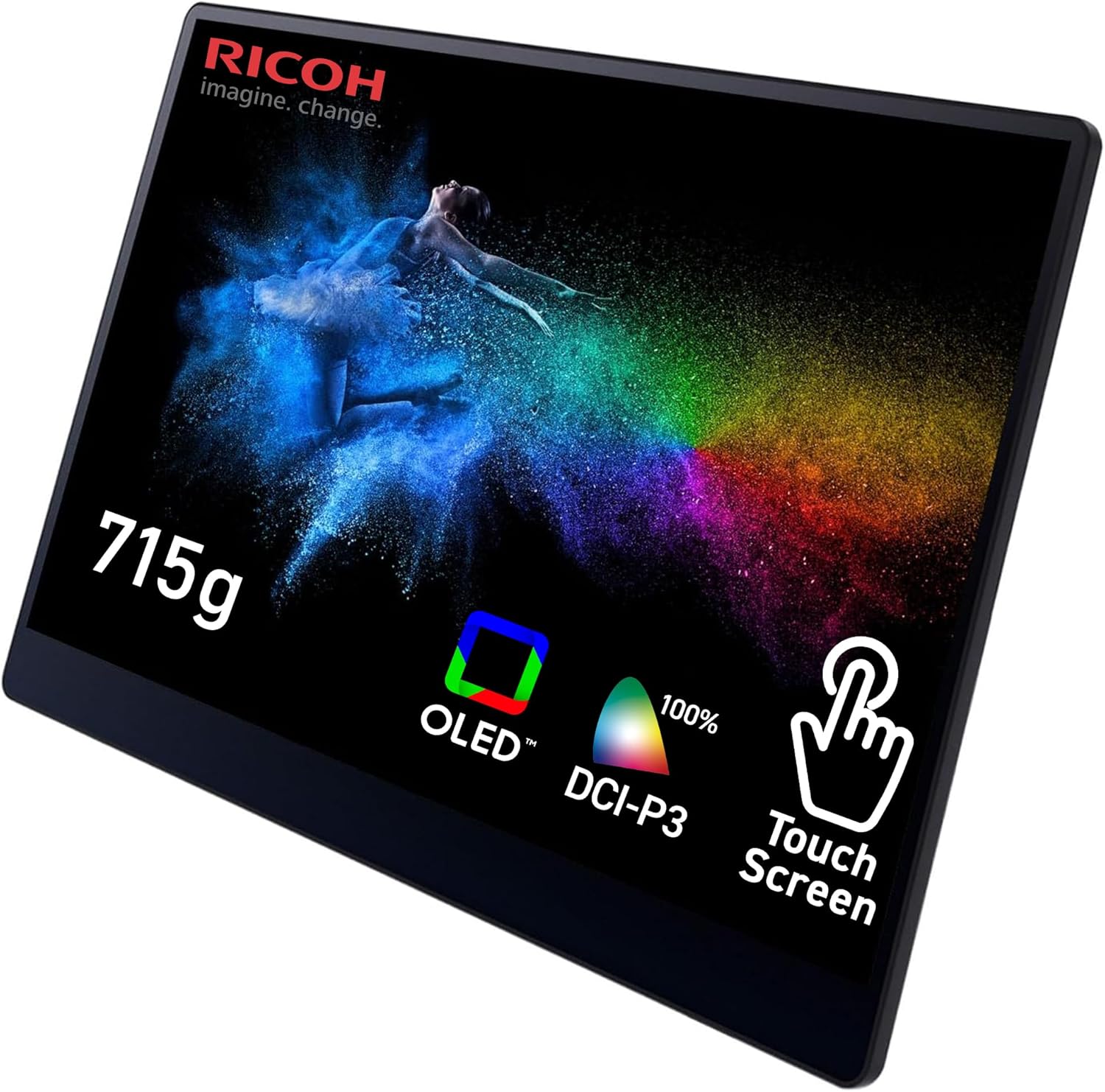Amazon.co.jp: RICOH Portable Monitor 150BW （無線・有線モデル） : パソコン・周辺機器