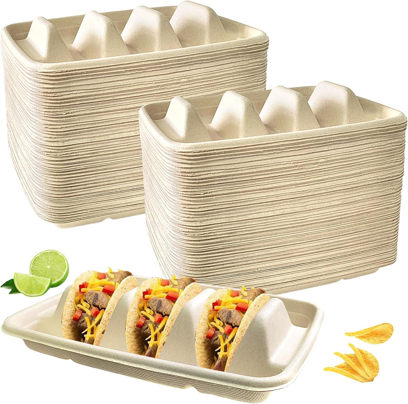 Amazon.com | DLF. DONGLINFENG Wheat Serving Tray 8 Piece Portion ...
